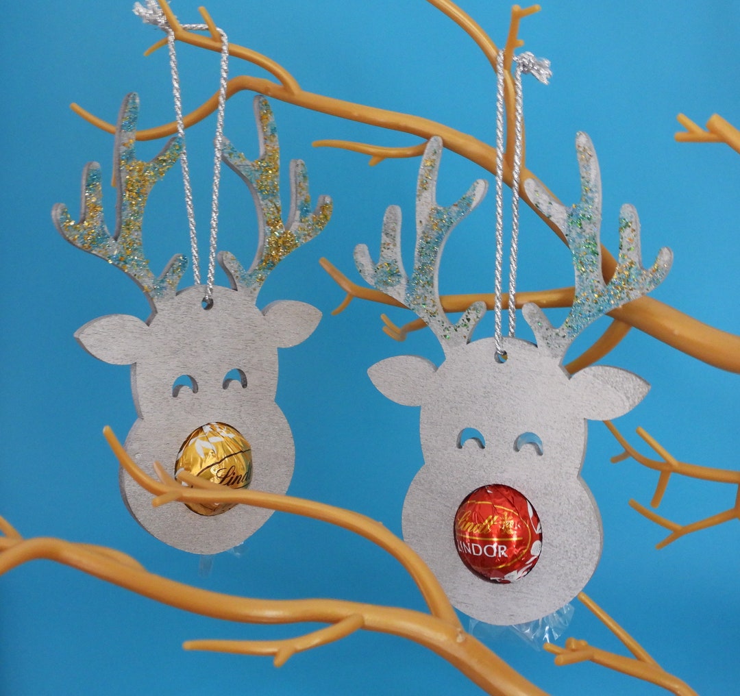 Christmas Reindeer Tree Decorations - Etsy