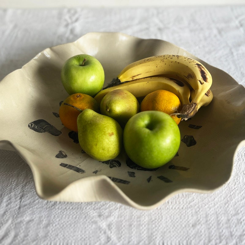 Ceramic Fruit Plate - Etsy