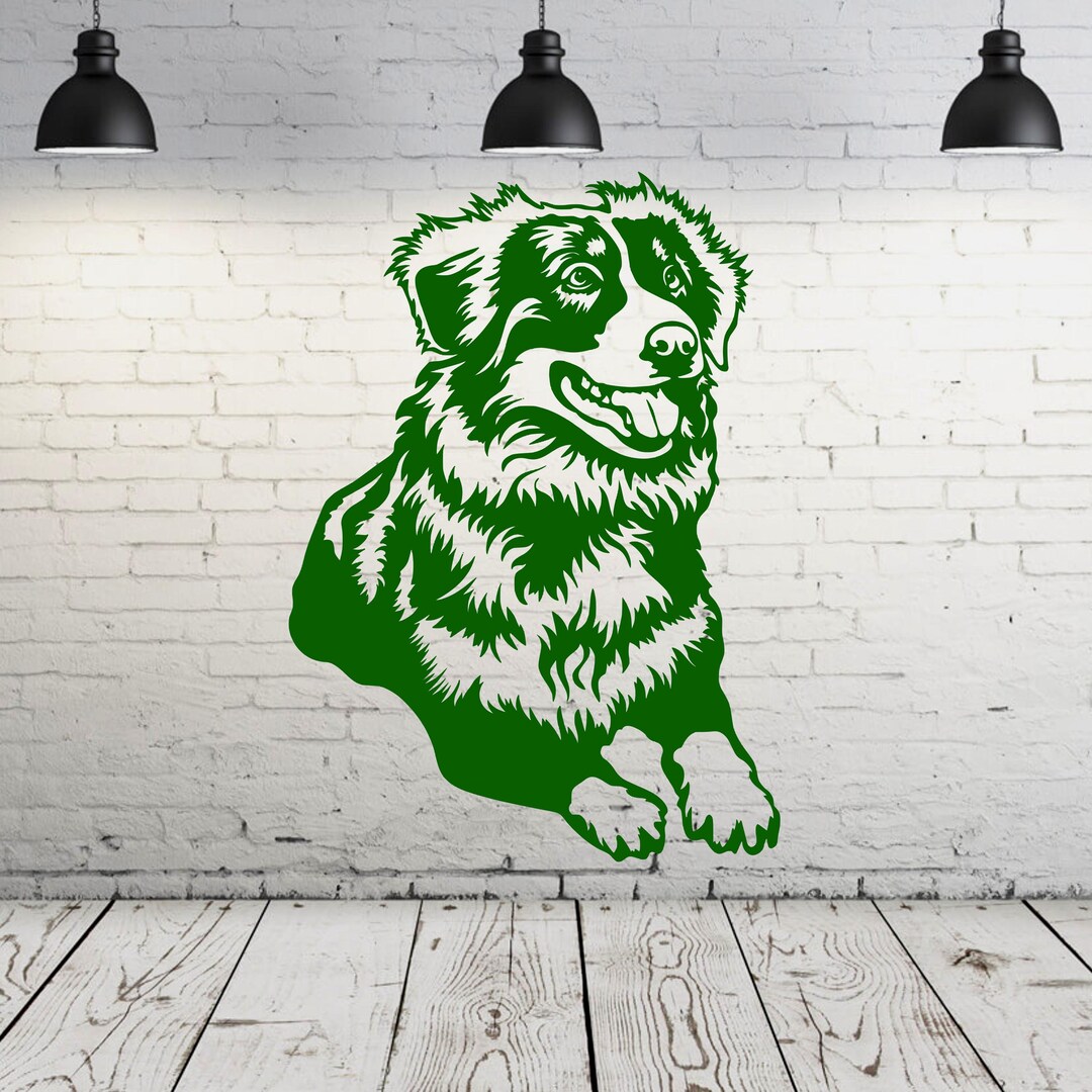 AUS [23] | Australian Shepherd Vinyl Decals: Adorable Aussie Decor for ...