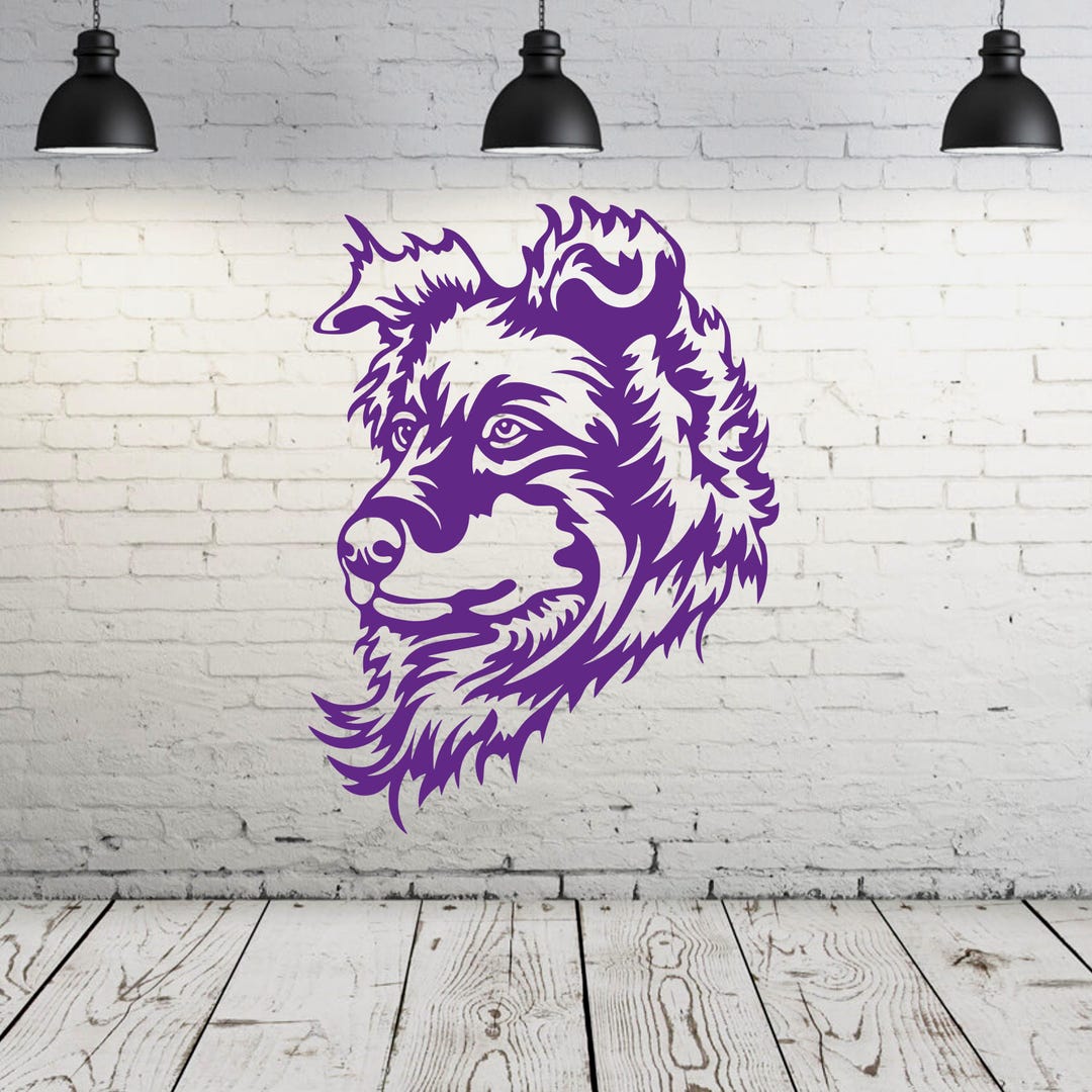 AUS77 Australian Shepherd Vinyl Decals: Adorable Aussie Decor for ...