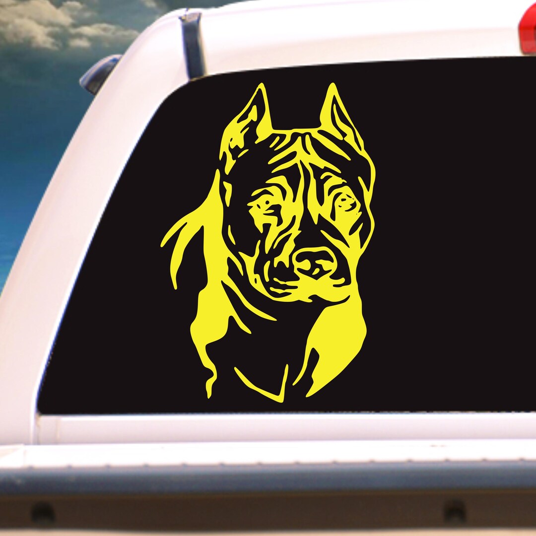 PIT [7] | Pitbull Vinyl Decals: Adorable Pitt Decor for Laptops, Cars ...