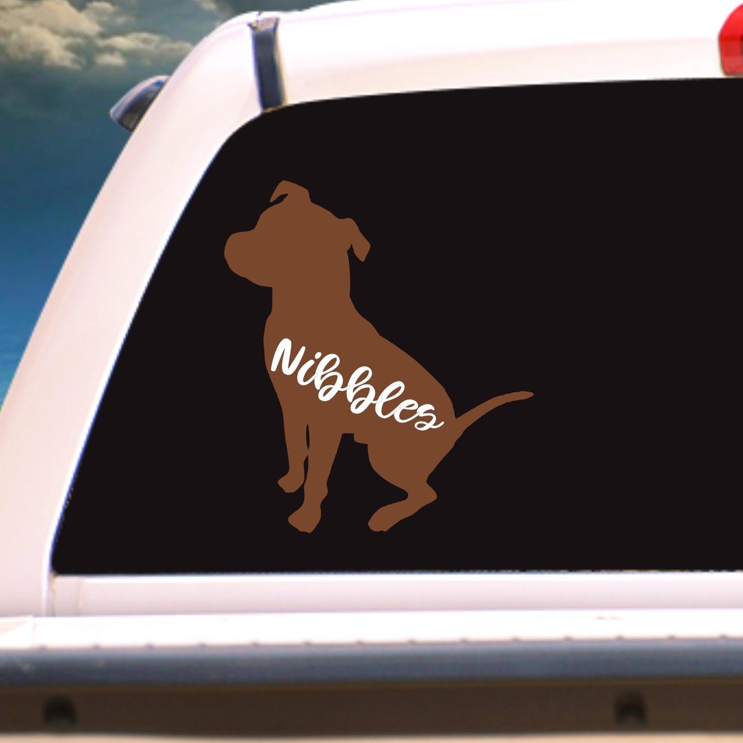 PIT [59] | Pitbull Vinyl Decals: Adorable Pitt Stickers for Laptops ...