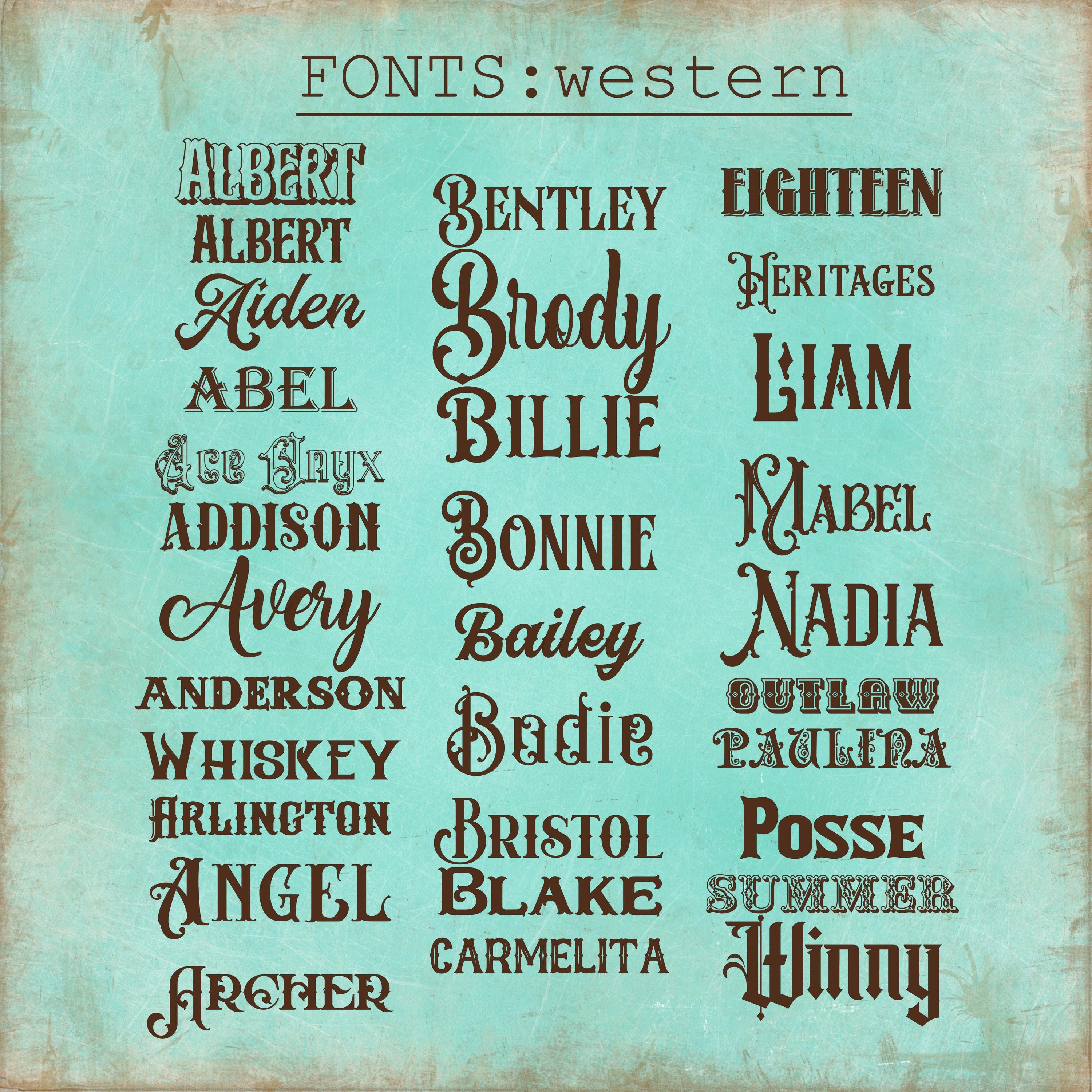 PRINT Fonts Available for Use on Products in the Shop - Etsy