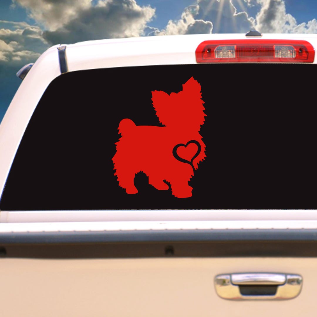 YOR [20] | Yorkshire Terrier Vinyl Decals: Adorable Yorkie Decor for ...