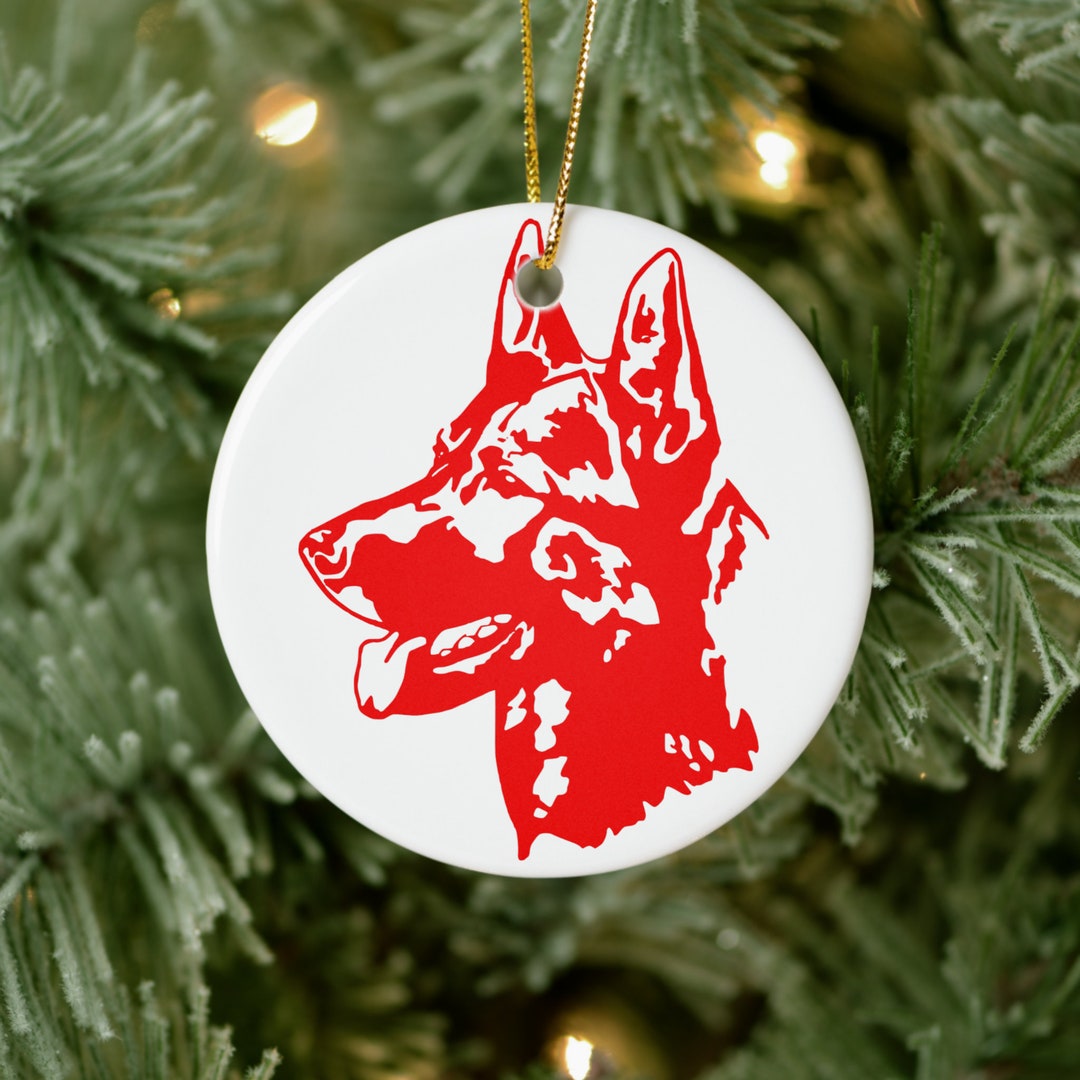 GSD1 | Adorable German Shepherd Christmas Ornaments - Perfect for Dog ...