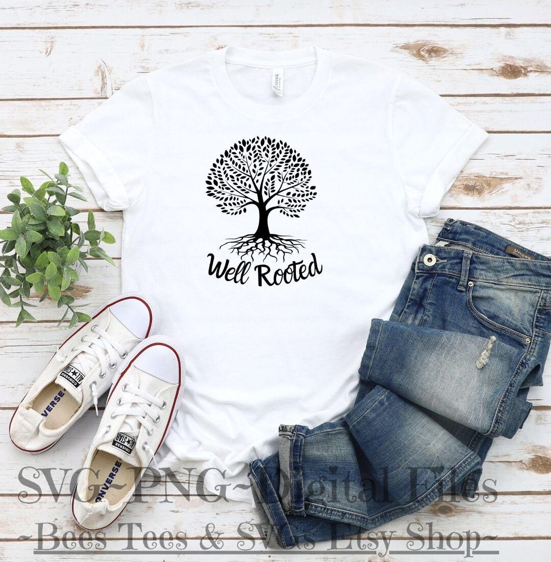 Wellness Png Svg, Well Rooted Tree Svg Png, Mental Health Digital Files ...