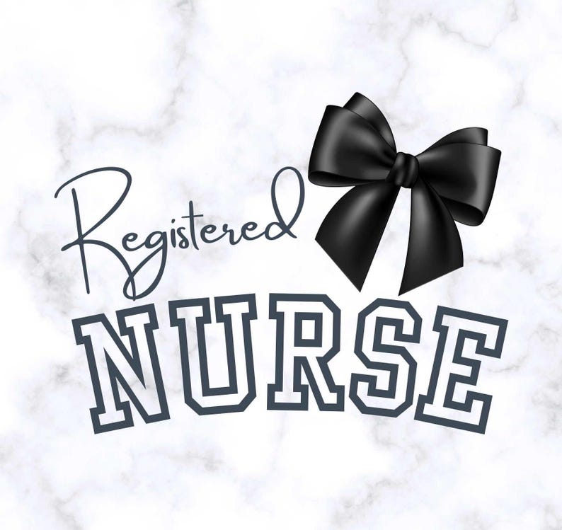 Registered Nurse Png Svg, RN Coquette Png Svg, ARNP Digital Files, ARNP ...
