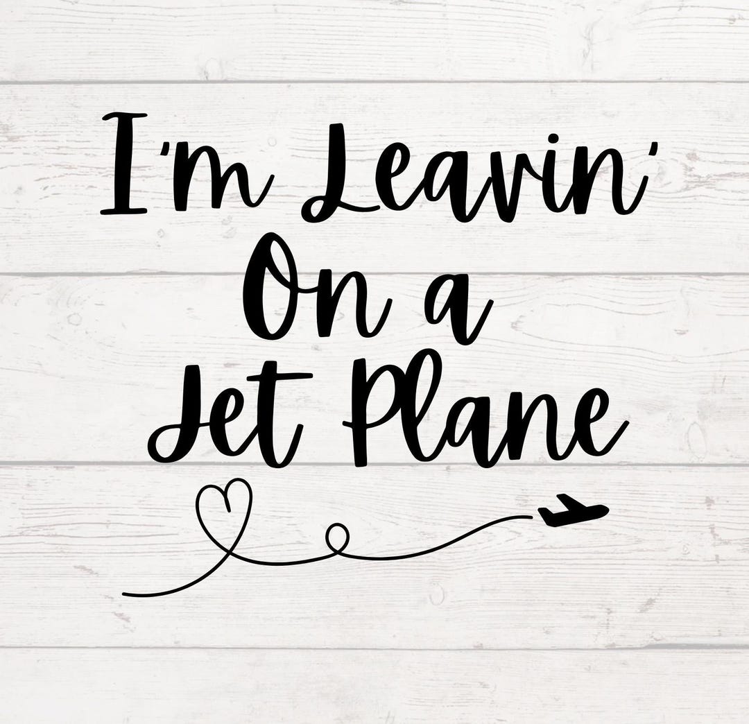 Jet Plane SVG PNG, Girls Trip Png Svg Cut File for Diyers, Journey PNG ...