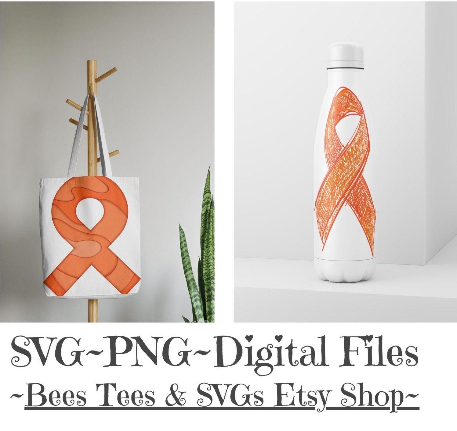Leukemia Cancer Png Svg, Leukemia Awareness Ribbon SVG, Cancer Support ...