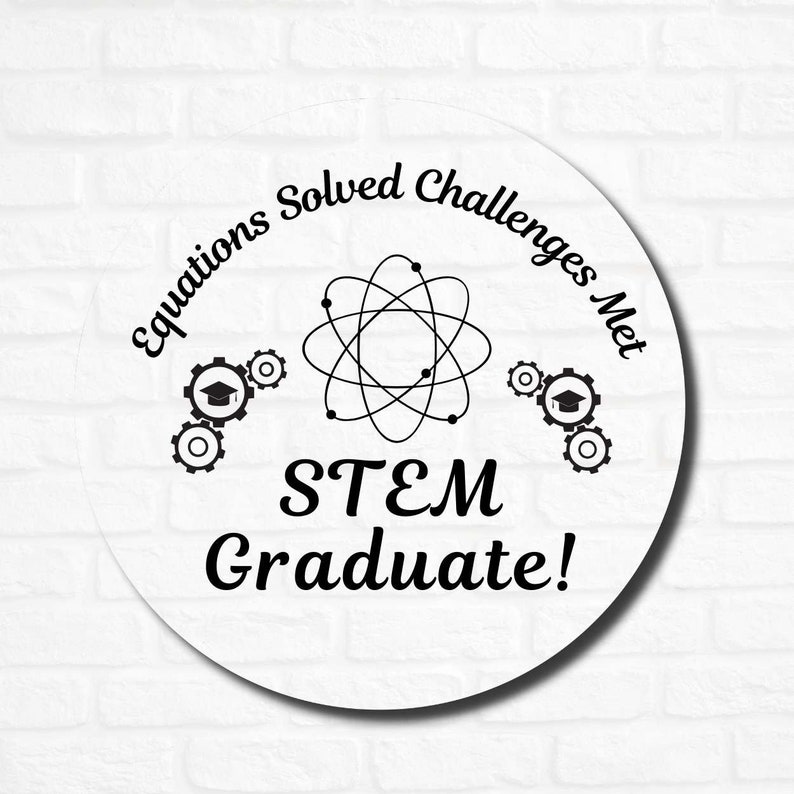 Buy STEM Graduate SVG File for Cricut Users, Science Tech Engineer Math ...