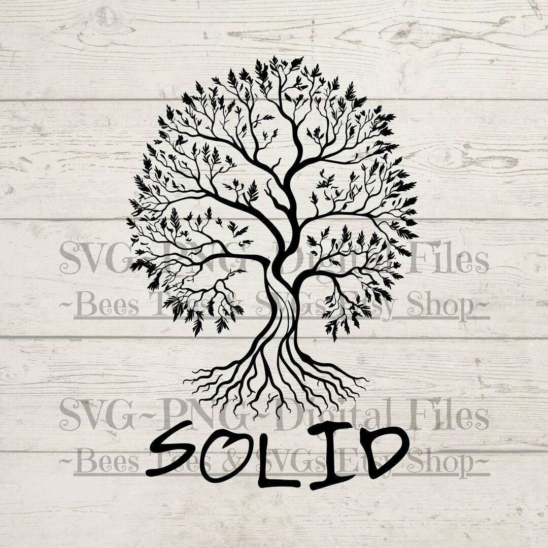 Empowerment Png Svg, Self Love Tree Png Svg, Tree With Roots Cut File ...