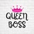 Queen Boss Funny Rude SVG File for Cricut Users, Bossy Queen Work Wife ...
