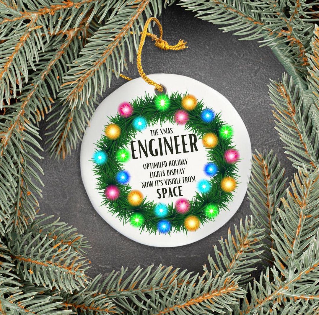 Engineer Christmas Ornament, Mechanical Engineer Gifts, Electrical ...