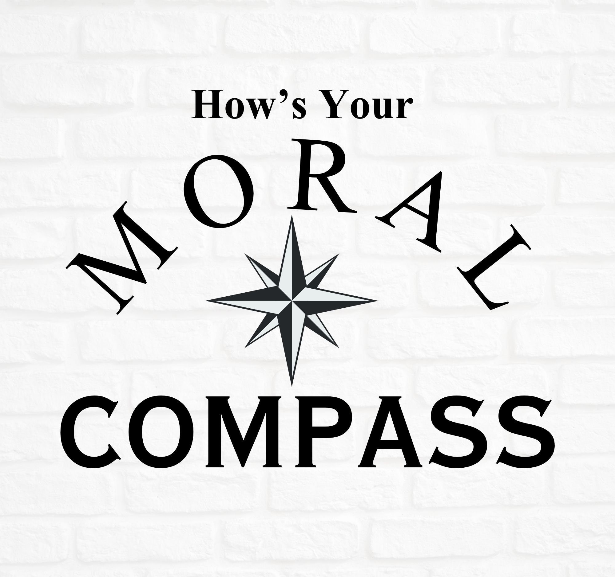 Moral Compass SVG for Diyers, Funny Moral Compass Cricut Cut File ...