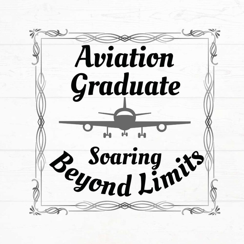 Aviation Graduation SVG for Cricut Users, Aviation Grad Airplane Cricut ...