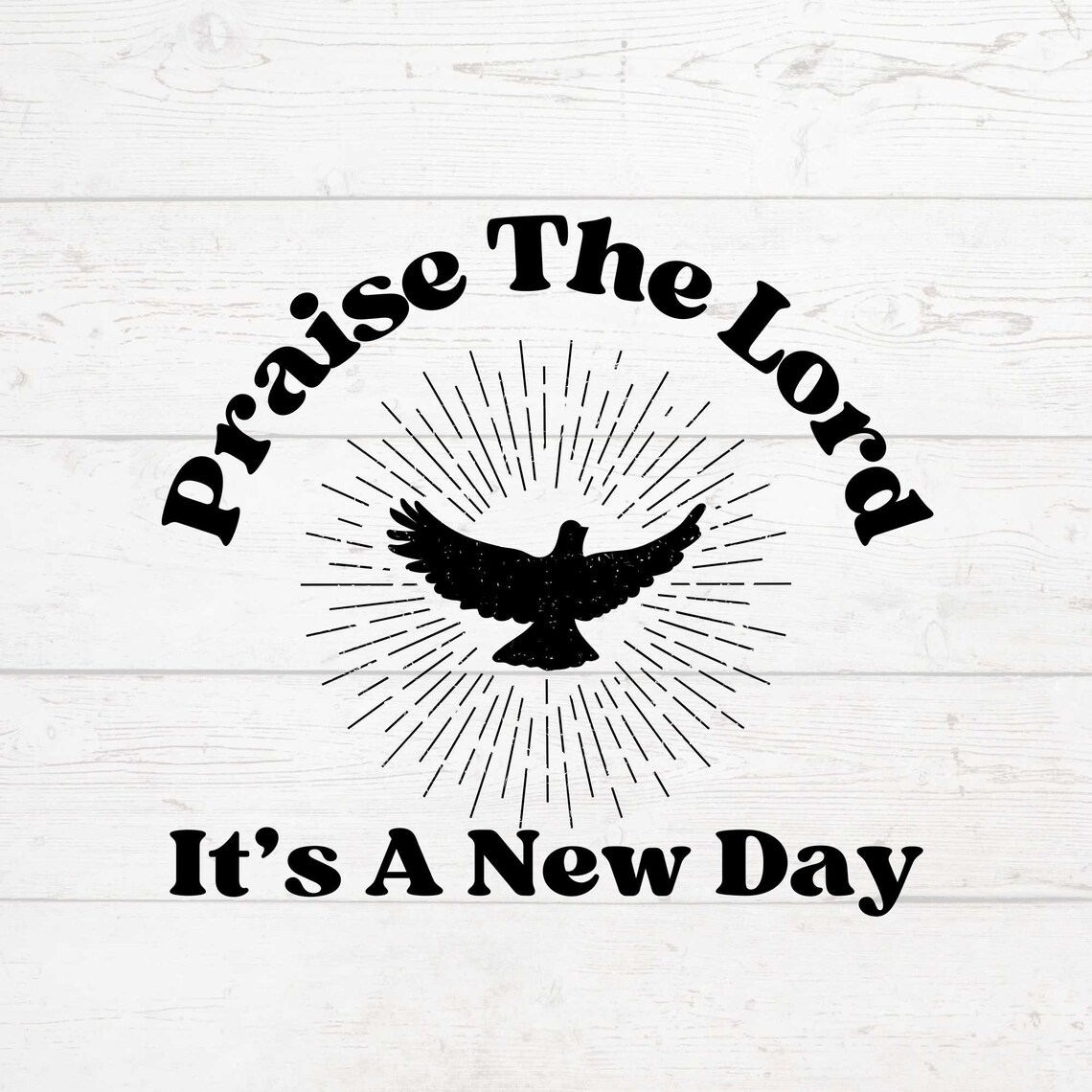 Praise the Lord SVG File for Cricut Users, Grateful Inspirational Quote ...