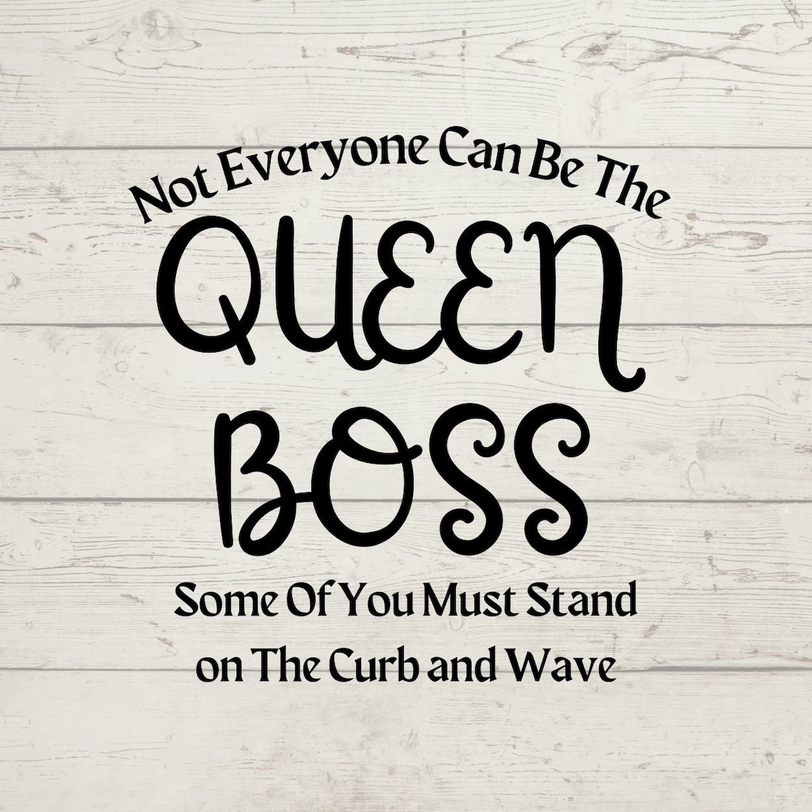 Queen Boss Funny Rude SVG File for Cricut Users, Bossy Queen Work Wife ...