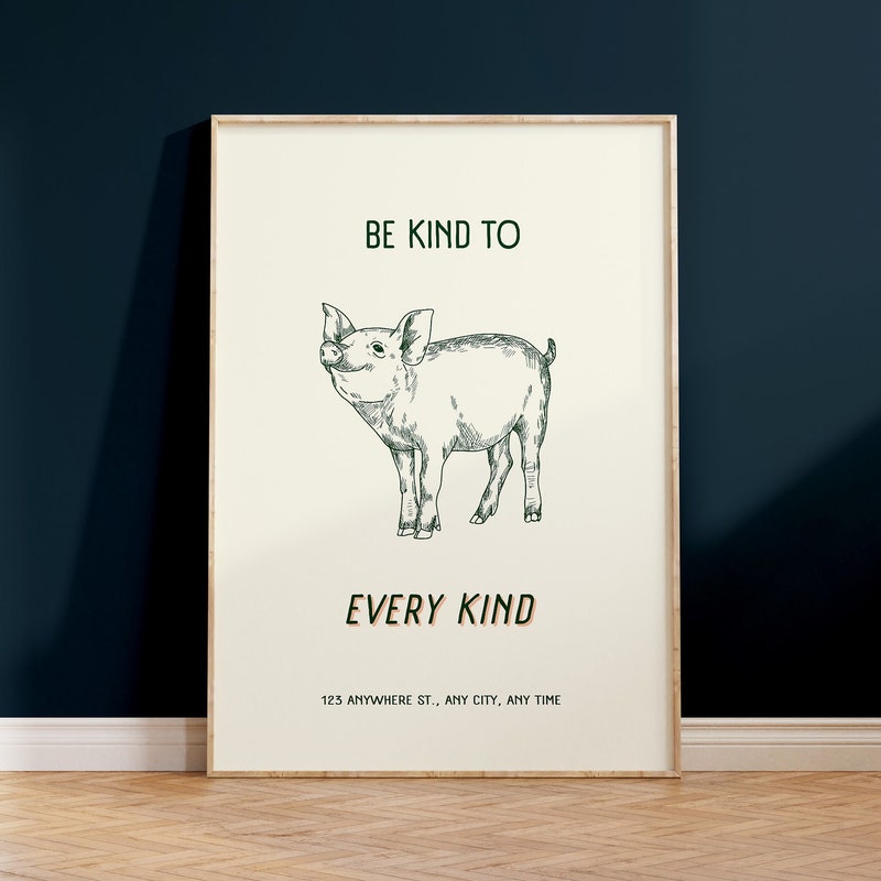 Vegan Poster - Etsy
