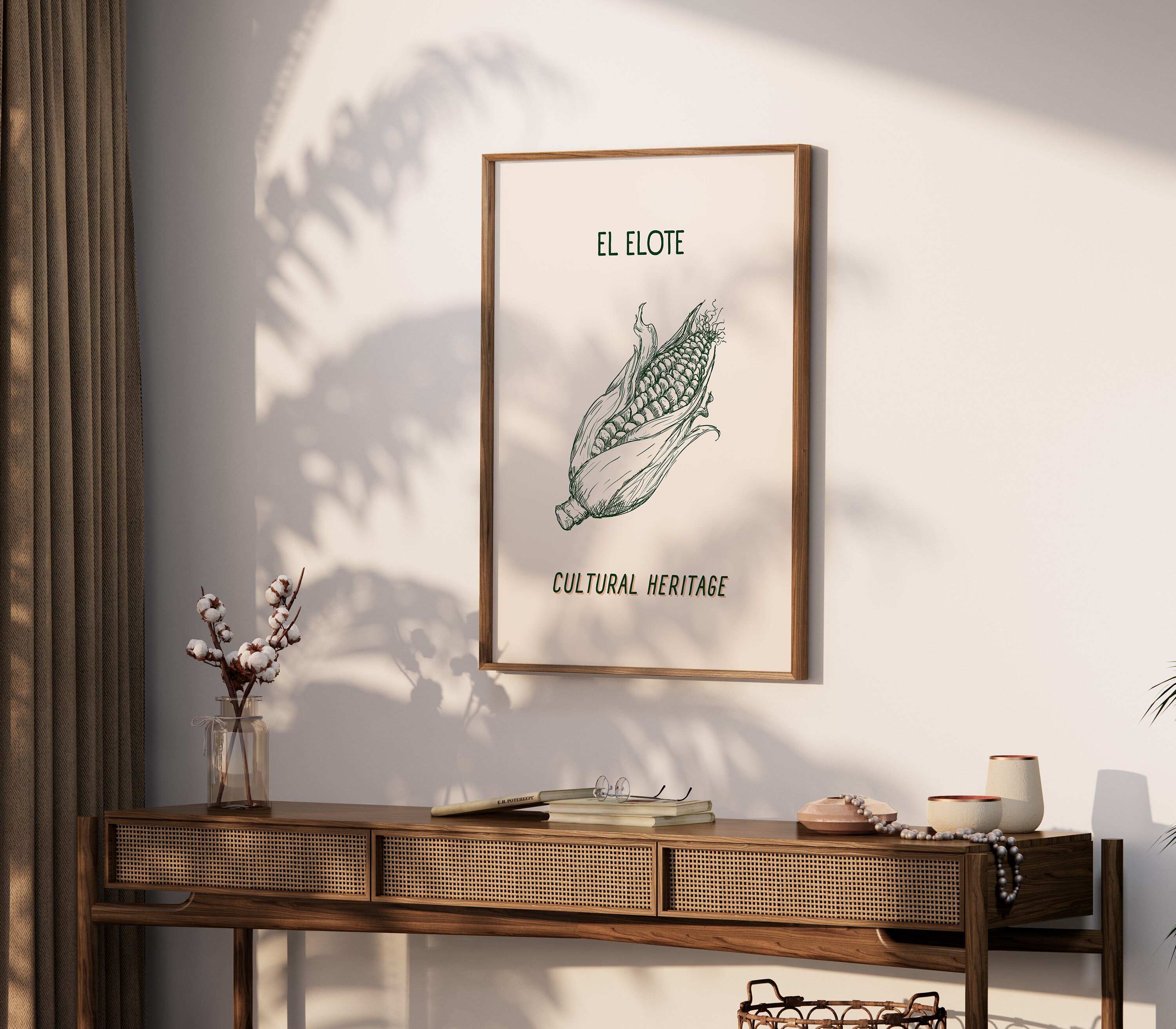 Mexican Wall Art Elote Latinx Posters Mexican Heritage Print Elote Pan ...