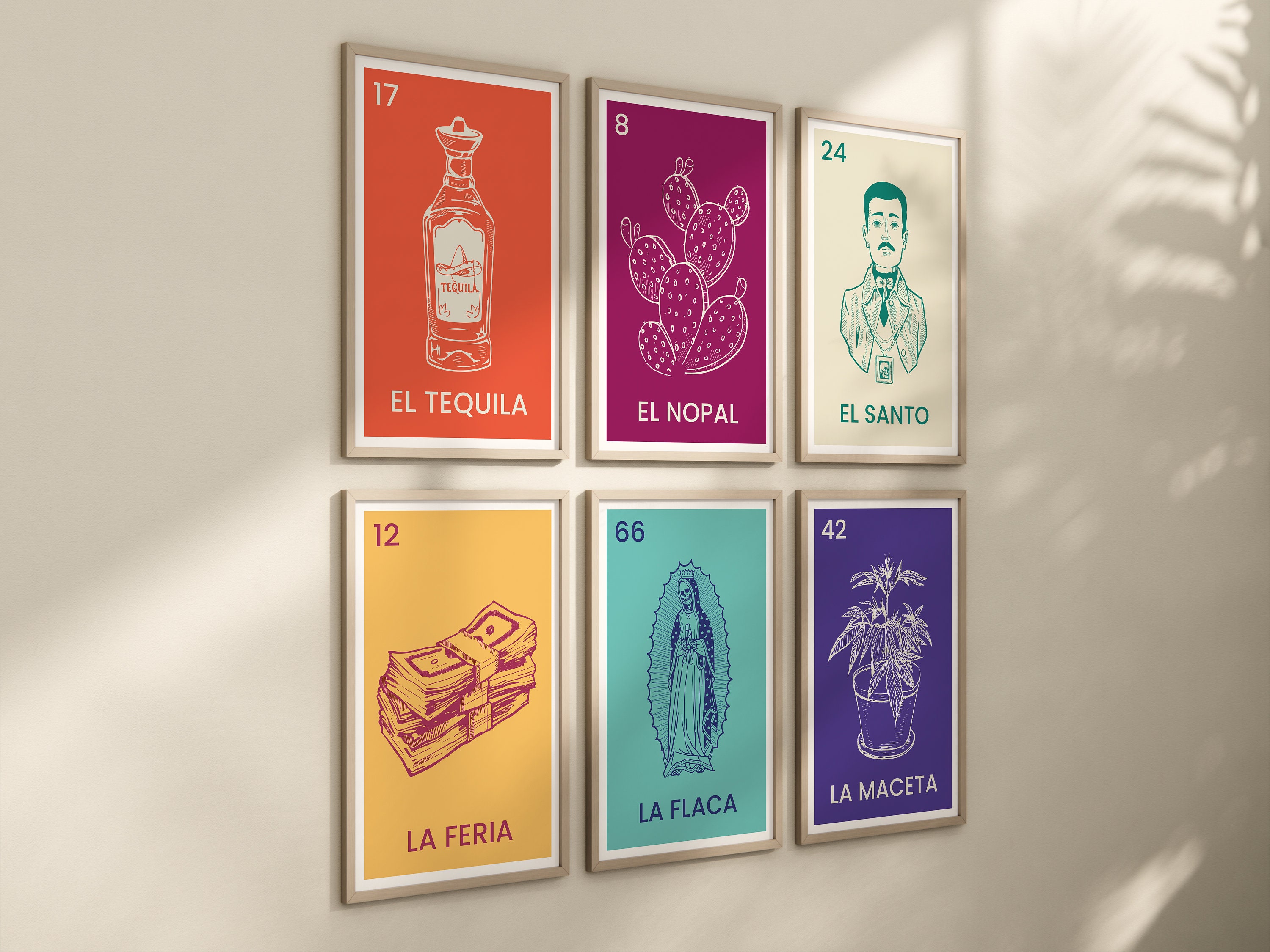 Poster Mexican Loteria La Pota La Mota Digital Print Loteria Designs ...