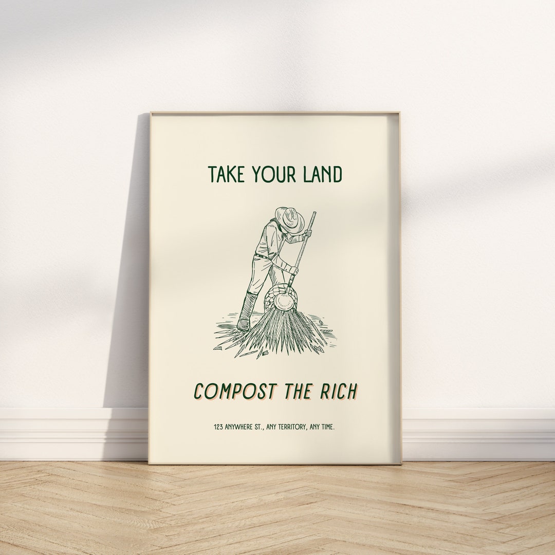 Eat the Rich Poster Leftist Art Anticapitalist Art Marxist Leninist ...