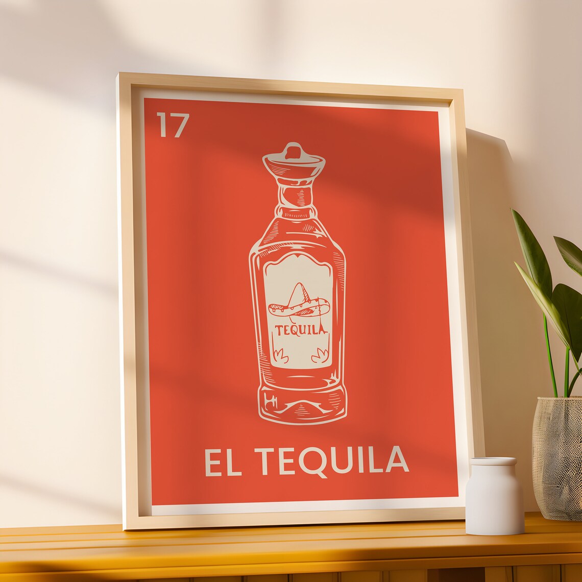 Mexican Loteria Prints Set of 3 El Nopal La Feria El Tequila Loteria ...