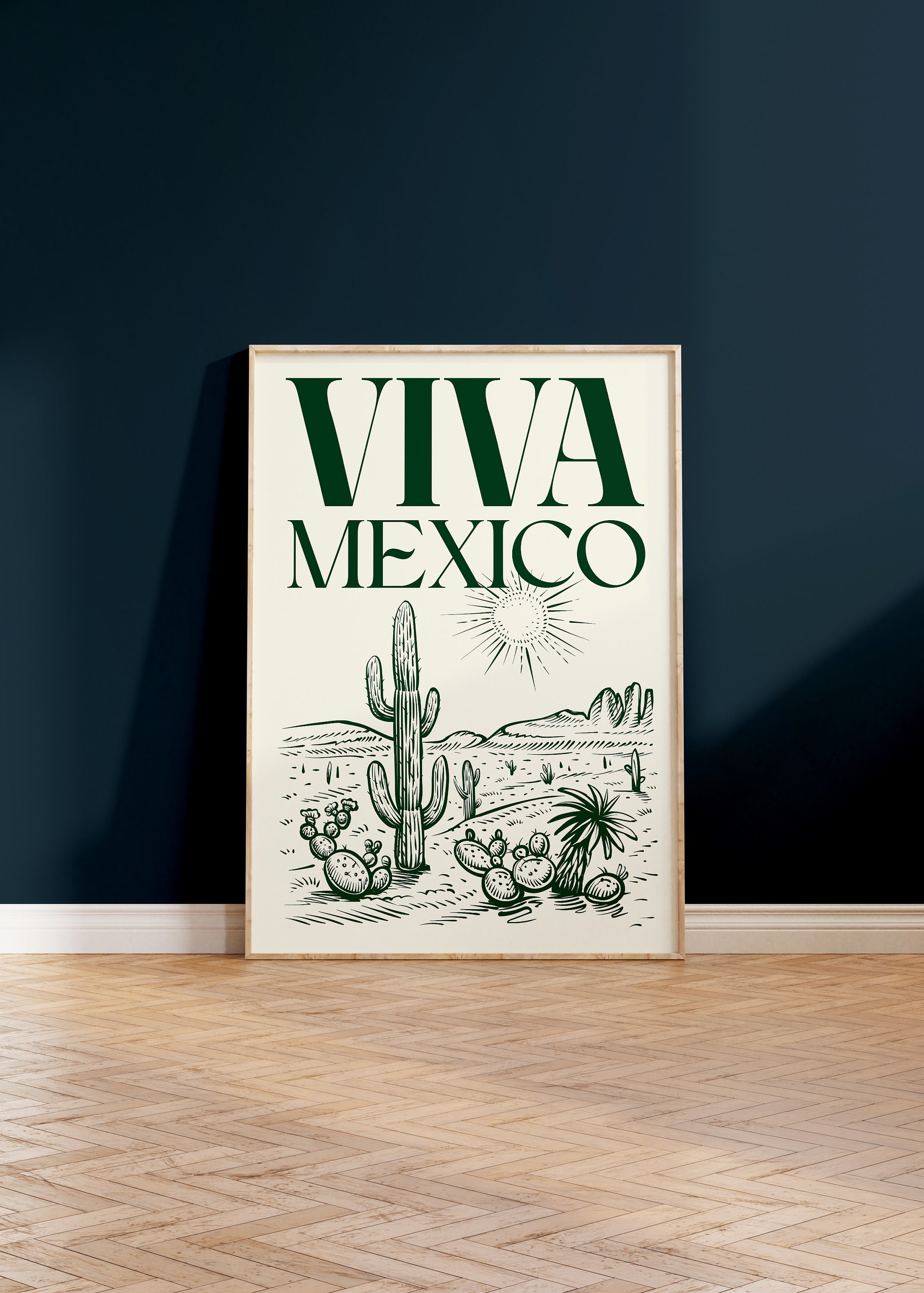 Viva Mexico Print Mexico Art Poster Mexico Wall Art Mexico Travel ...
