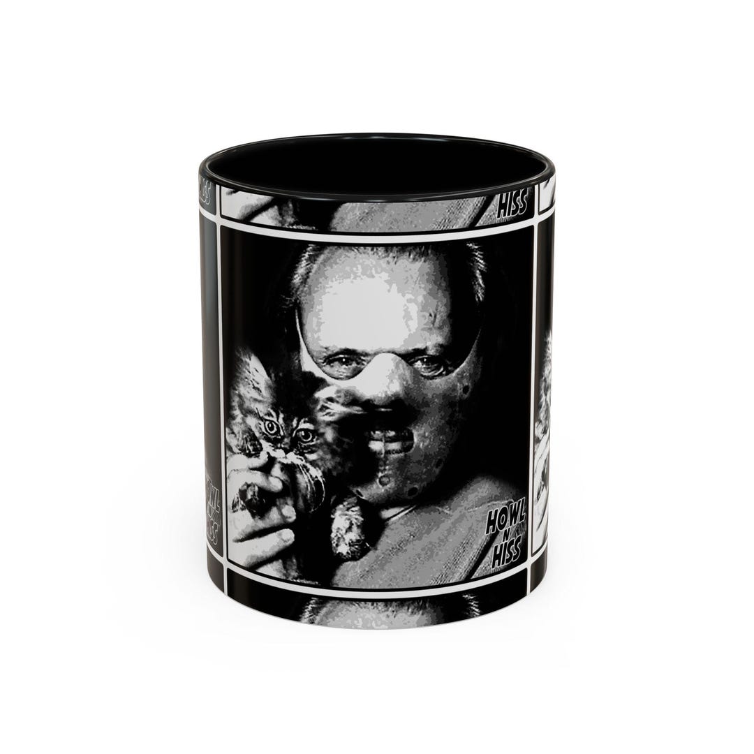 Doctor Lecter With Cat Accent Coffee Mug 11oz and 15oz Funny Horror Pet ...