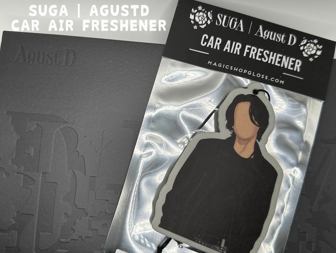Suga Agust D Car Air Freshener Suga of BTS Dday Yoongi Merch Bangtan ...