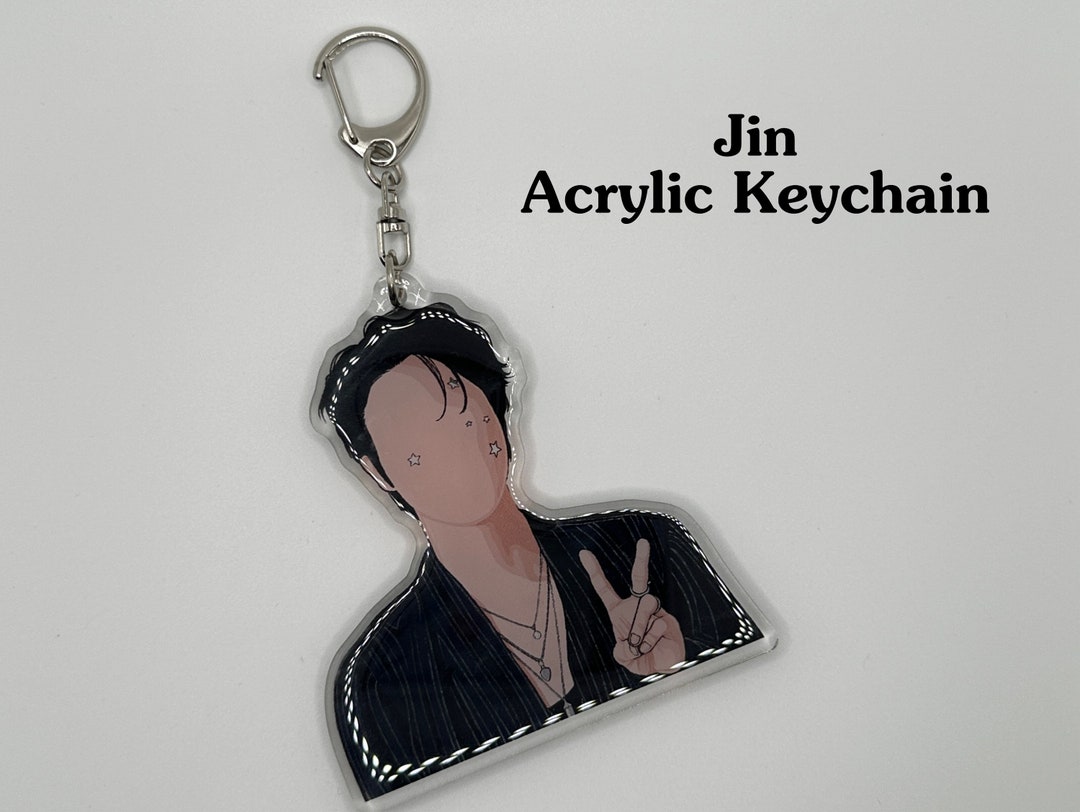 Jin Acrylic Keychain - Seokjin BTS | Astronaut | Kim Seokjin | BTS Jin ...