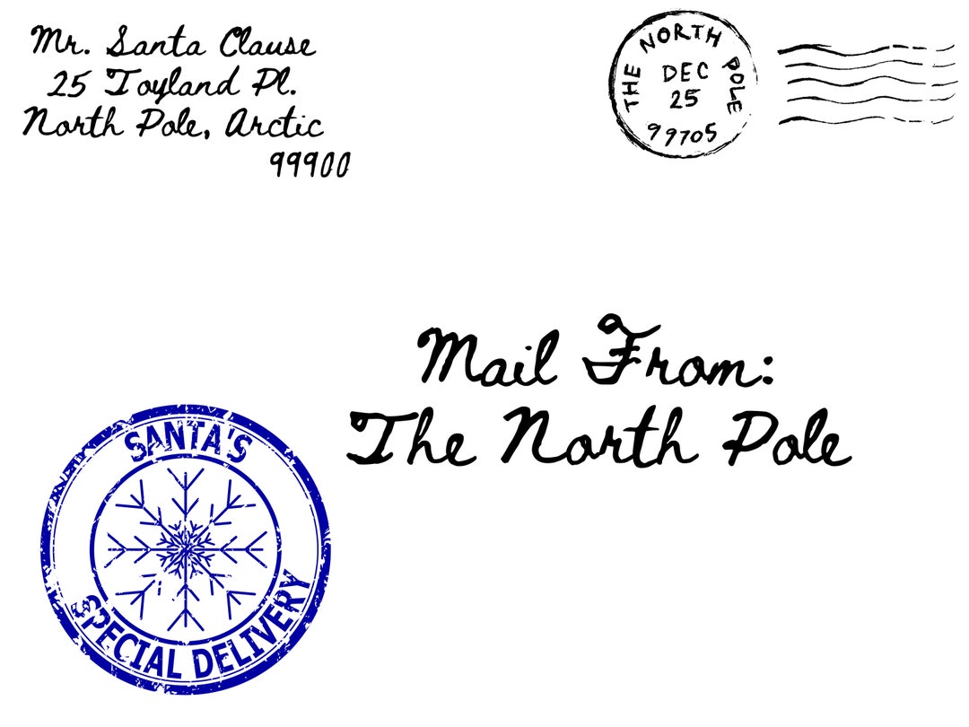 Digital Letter FROM Santa at the North Pole - Etsy