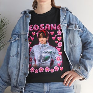 Ateez Yeosang Emoji Shirt, Ateez Tour 2024 Cute Y2k Bootleg Merch Shirt ...