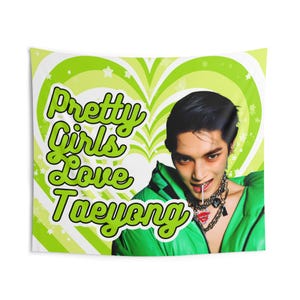 Nct 127 Taeyong Pretty Girls Concert Banner, Nct 127 Tour 2025 Kpop ...