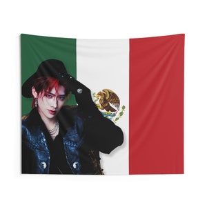Zb1 Ricky Cowboy Mexico Flag Banner, Zerobaseone Members Kpop Flag, Zb1 ...