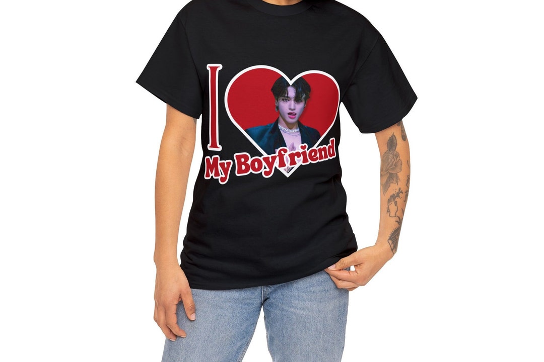 ATEEZ Wooyoung I Love My Boyfriend Shirt, ATEEZ Wooyoung Studio Choom ...