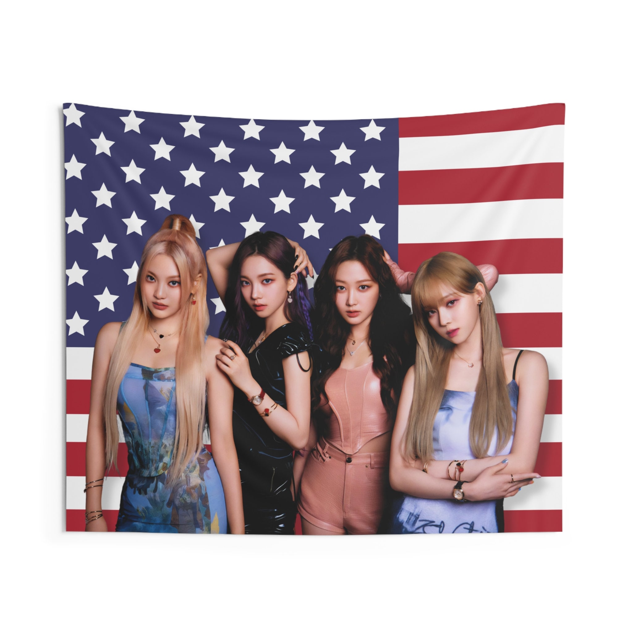 Aespa Group Photo Flag Banner Aespa Members Kpop American - Etsy
