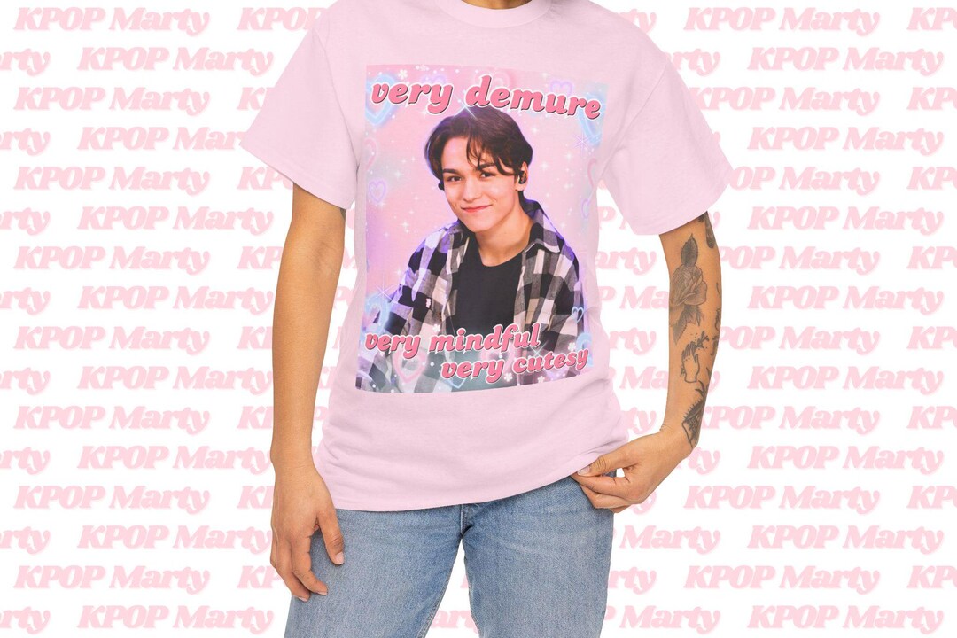 SVT Vernon Demure Kpop Shirt, Seventeen Members Tee, Seventeen 2024 ...