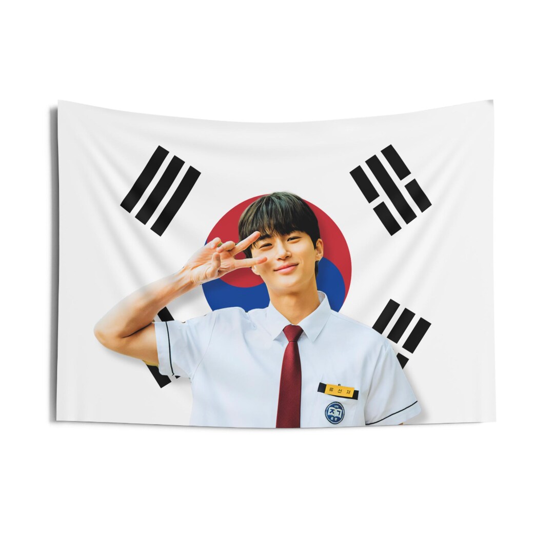 Kdrama Byeon Woo-seok Sunjae South Korea Flag, Lovely Runner Kdrama ...