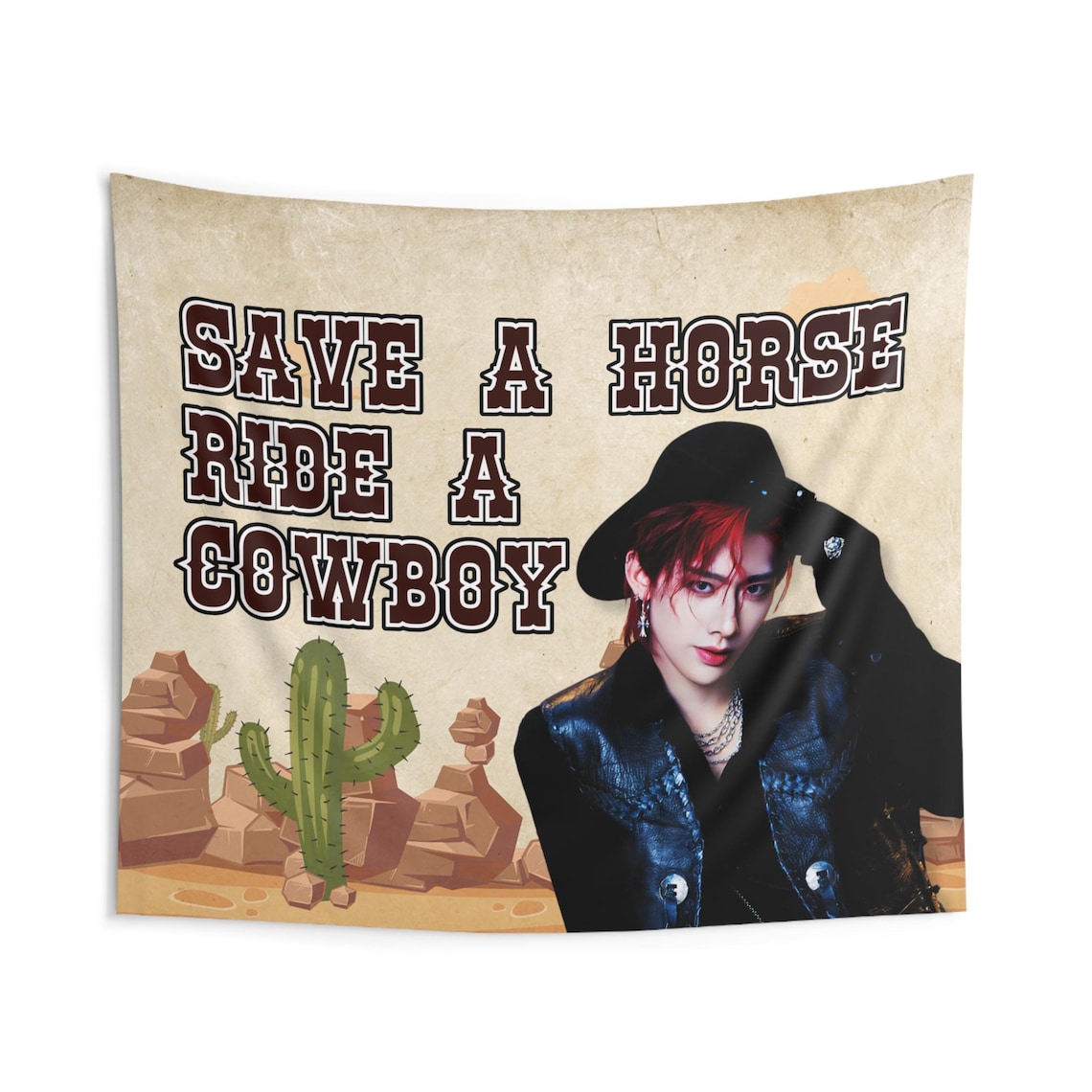 Zb1 Ricky Cowboy Concert Banner, Zerobaseone Members Kpop Flag, Zb1 ...