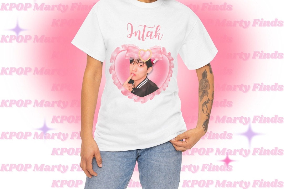 P1harmony Intak Aegyo Shirt, P1h Intak Coquette Bow Kpop Bootleg Merch ...