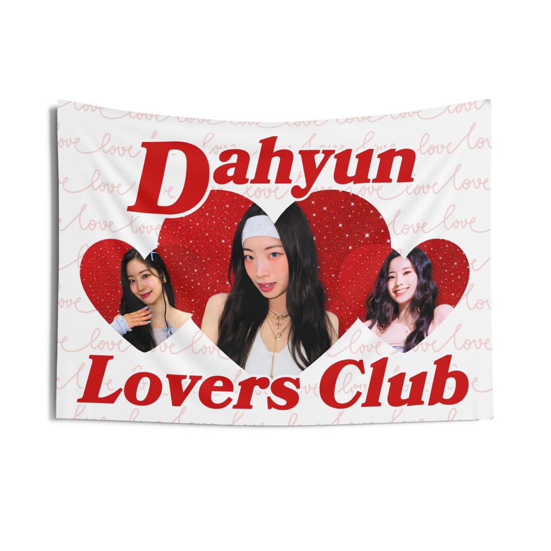 Twice Dahyun Photo Collage Lovers Club Flag Banner: Once Kpop Concert ...
