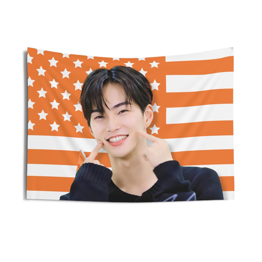 Riize Seunghan America Flag Banner, Seunghan Support Kpop Flag, Riize ...
