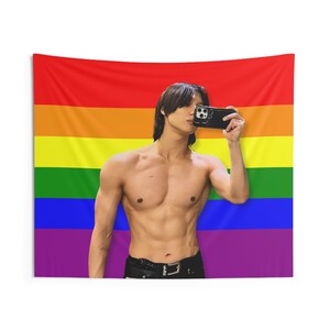 SHINEE Taemin Pride Flag Banner, SHINEE Taemin Gym Selfie Kpop Merch ...