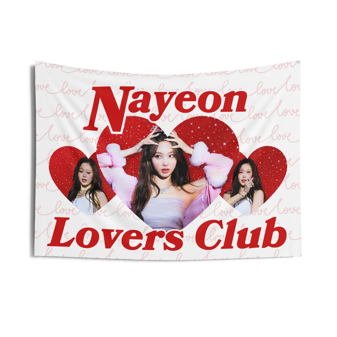 Twice Nayeon Photo Collage Lovers Club Flag Banner: Once Kpop Concert ...