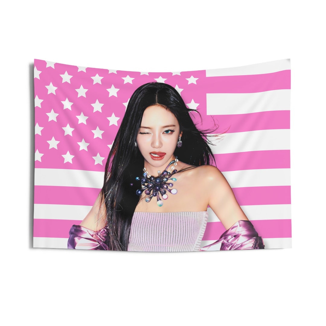 Aespa Ningning Armageddon America Flag Banner, Drama Aespa Kpop Flag ...