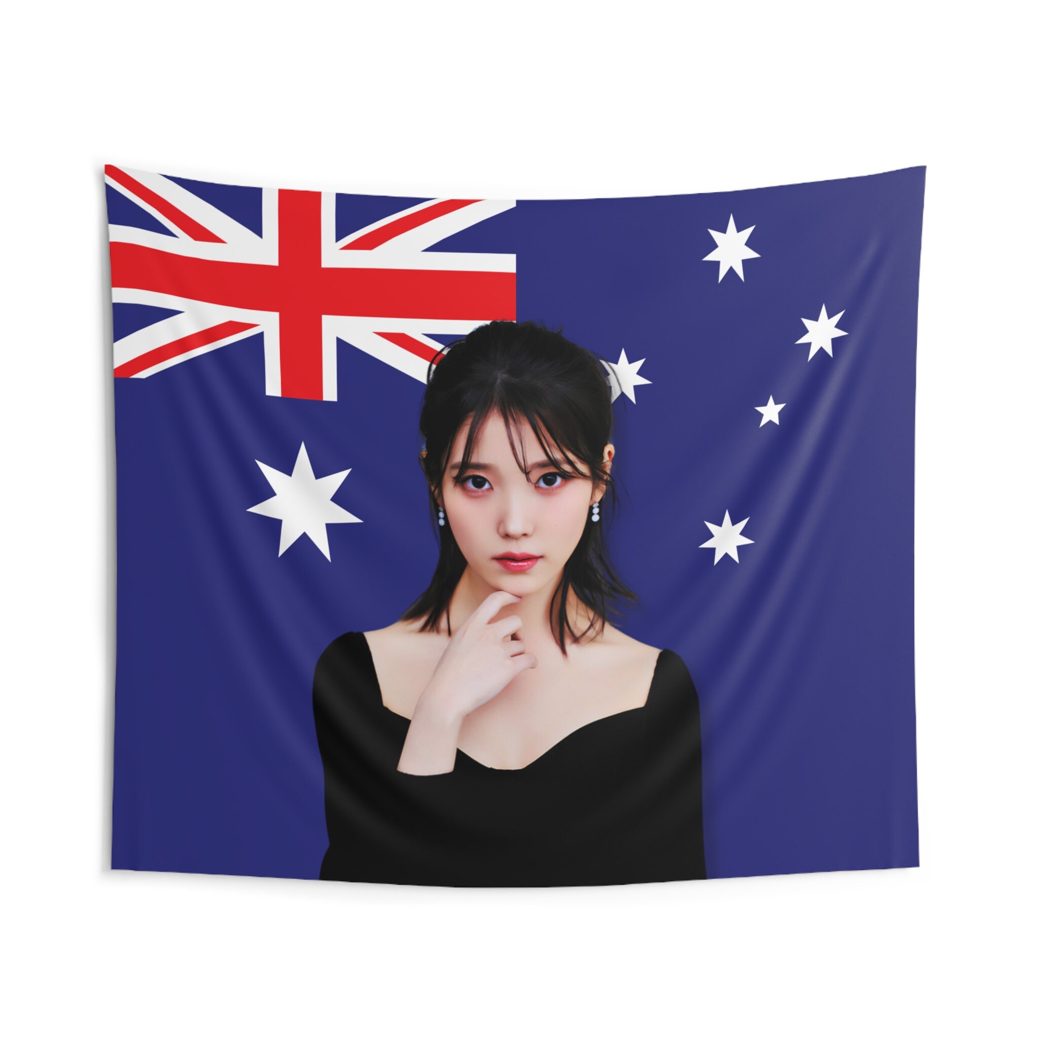 IU Tour 2024 Australia Flag Banner, IU Love Wins Kpop Flag, Iu Concert ...