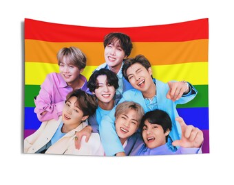Bts Members Awards Brazil Flag Banner, Bts 2024 Kpop Flag, Bts Army ...