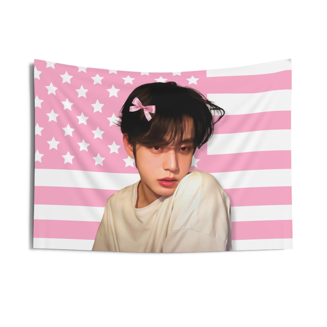 Zb1 Jiwoong Omega Pink America Flag, Zerobaseone Members Kpop Flag, Zb1 ...