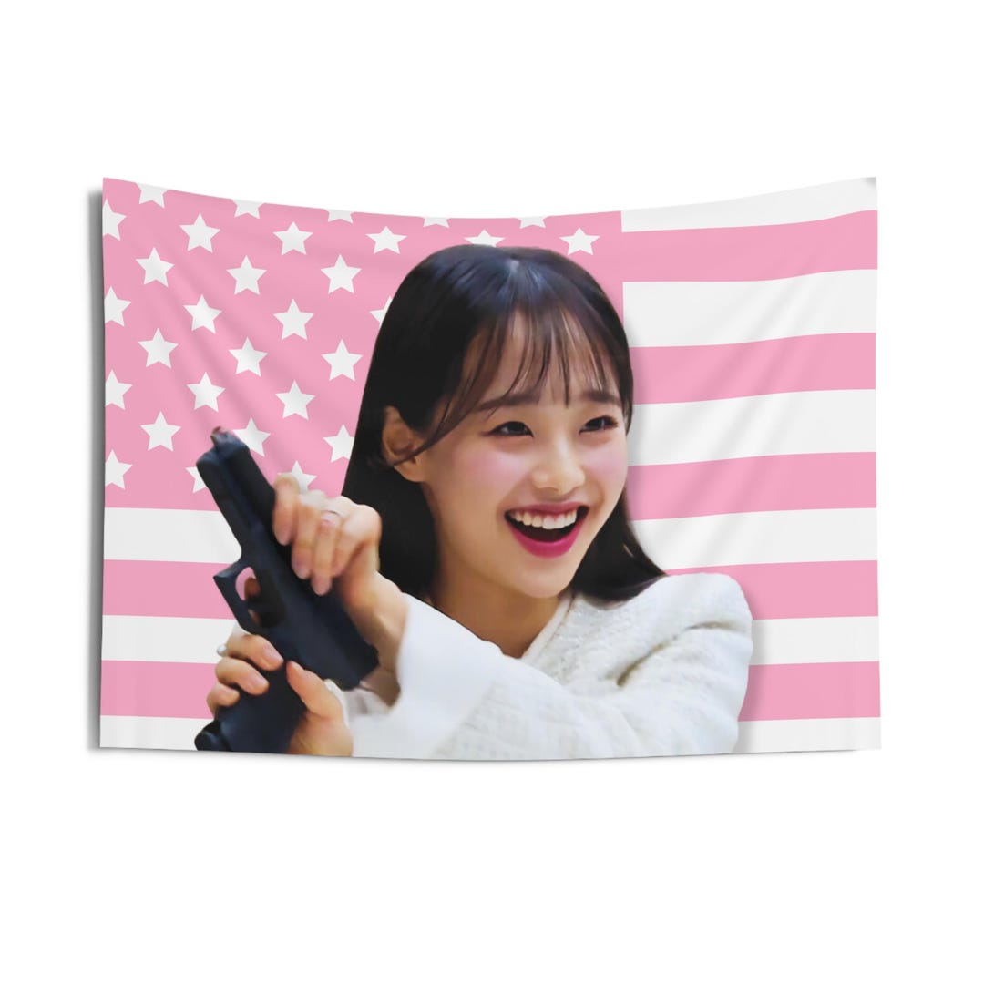 Chuu Funny Kpop Meme America Flag Banner, Chuu Tour Kpop Flag, Chuu ...