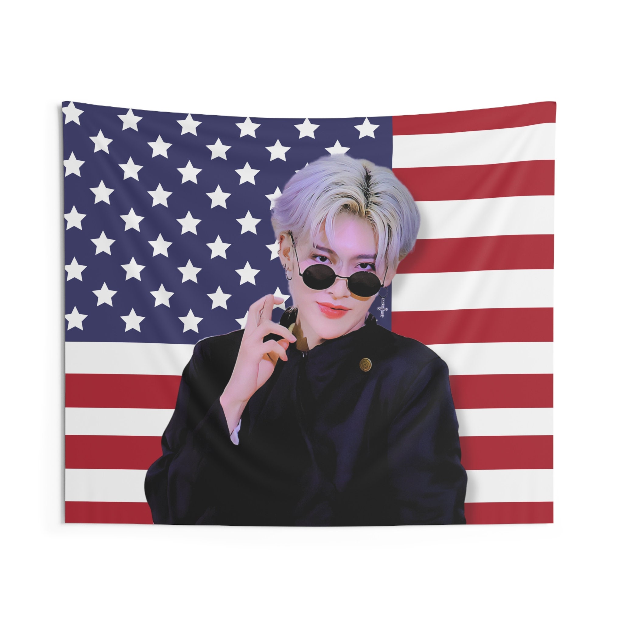 Zb1 Ricky Anime Flag Banner, Zerobaseone Ricky Kpop American Flag ...